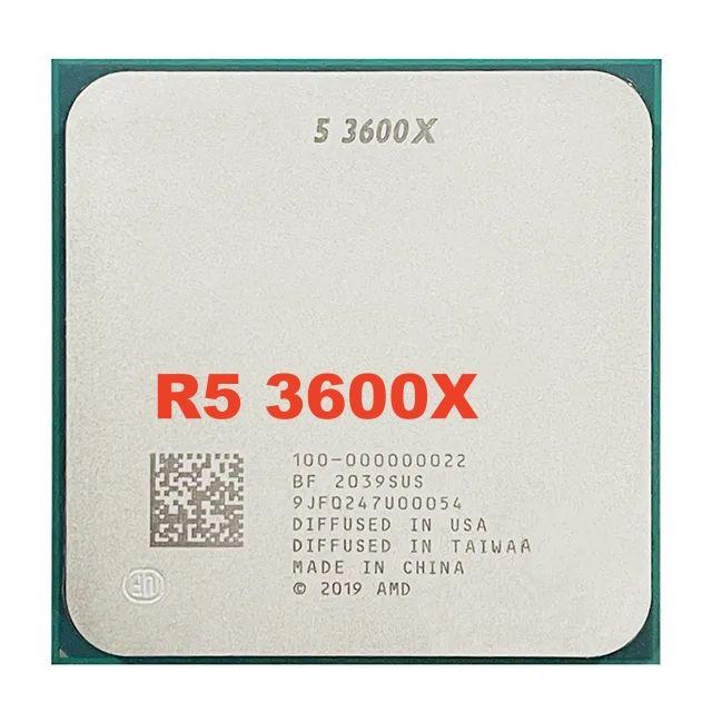 Close-up view of R5 3600X CPU socket and pins