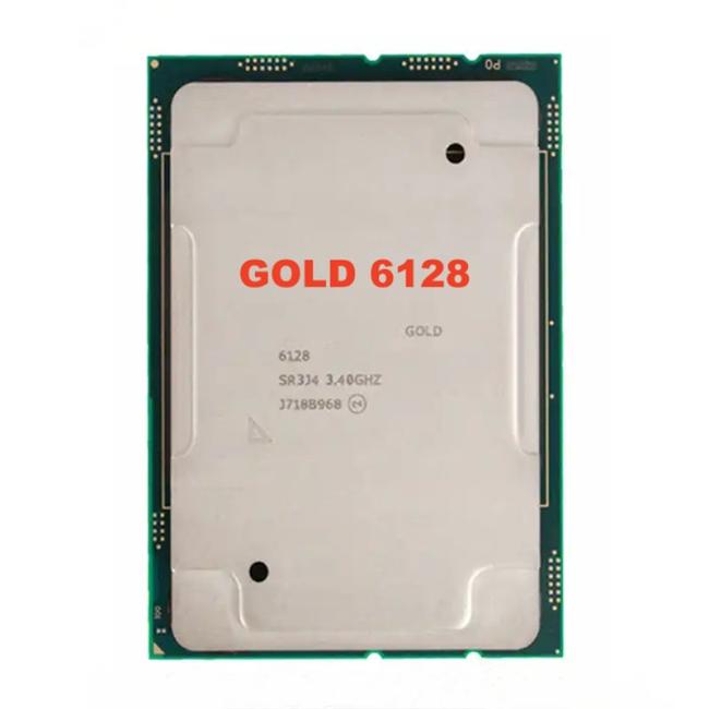 AMD GOLD 6128 CPU installed in motherboard socket