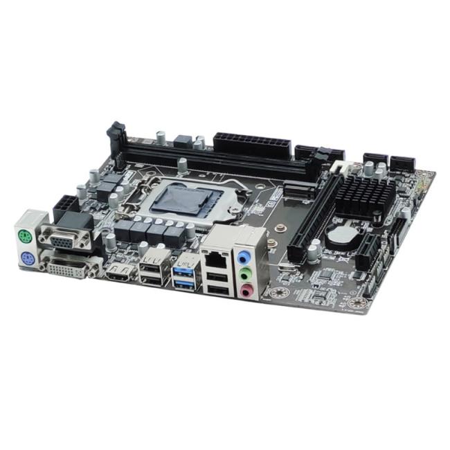 Detailed view of H310 motherboard memory slots