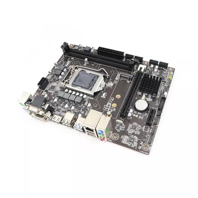 H310 motherboard showing power connectors