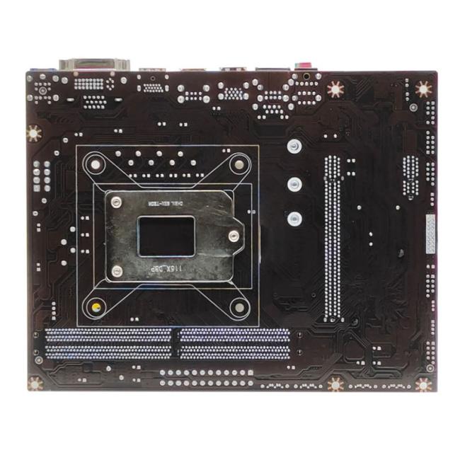 H310 motherboard side view showing I/O panel