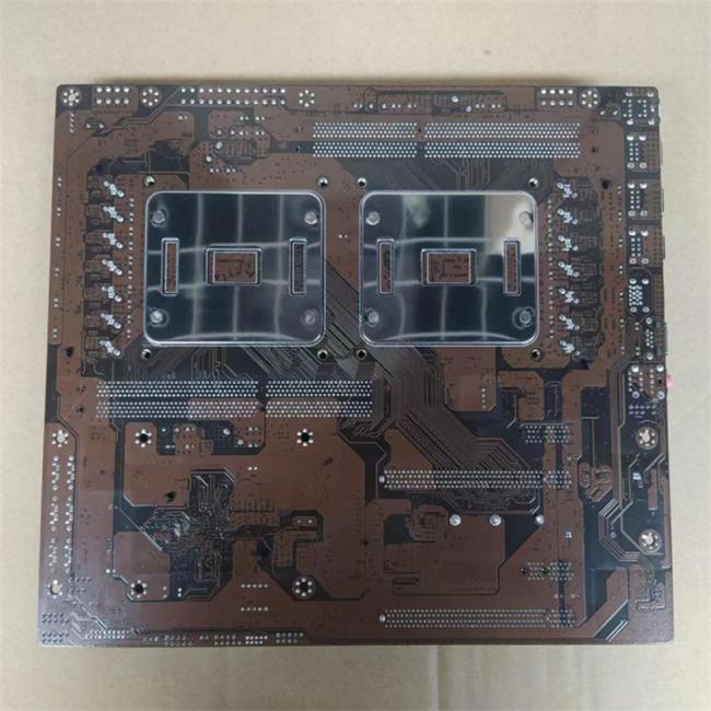 X79 motherboard with components labeled
