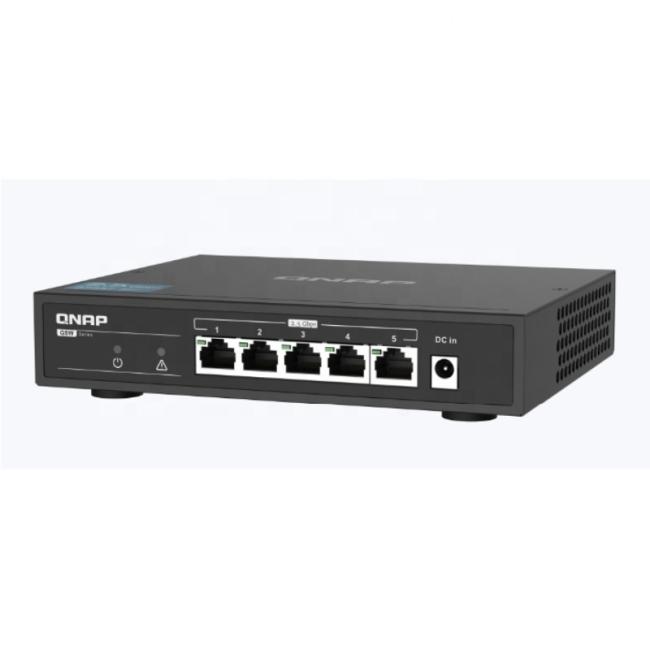 Side view of QSW-1105-5T network switch showing ports