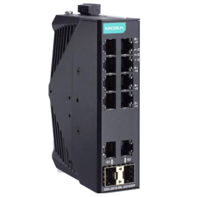 EDS-2010-ML Series Ethernet Switch front view