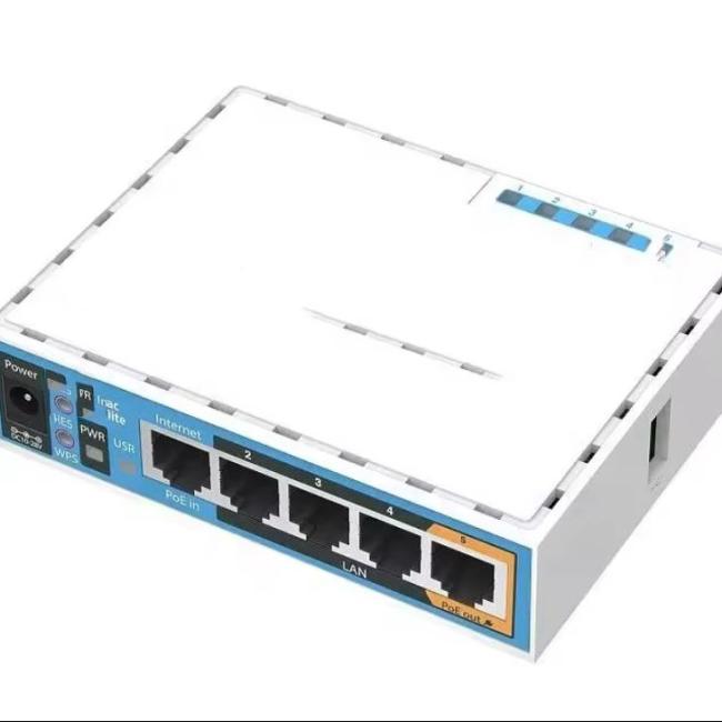 Side view of RB952UI-5AC2ND router showing compact design