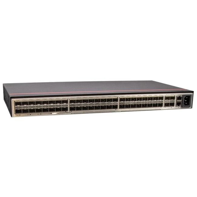 Close-up of ports on S6720S-S24S28X-A Ethernet Switch