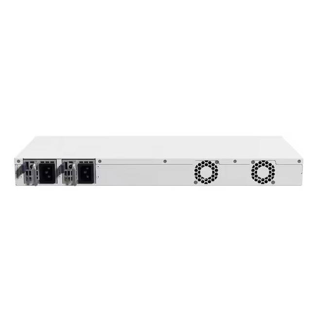 Close-up of router ports and connections