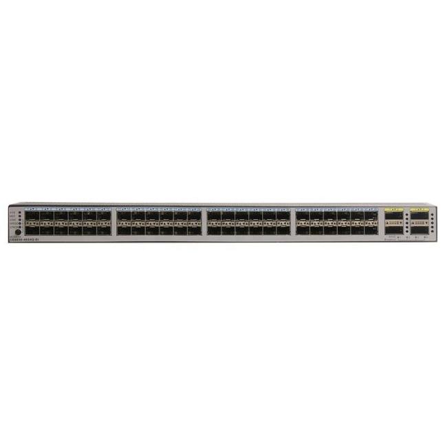 Detailed view of CE6850-48S4Q-EI switch ports