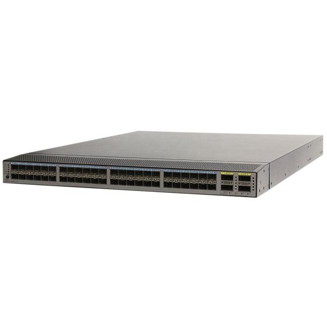 Detailed close-up of CE6810-48S4Q-EI switch ports