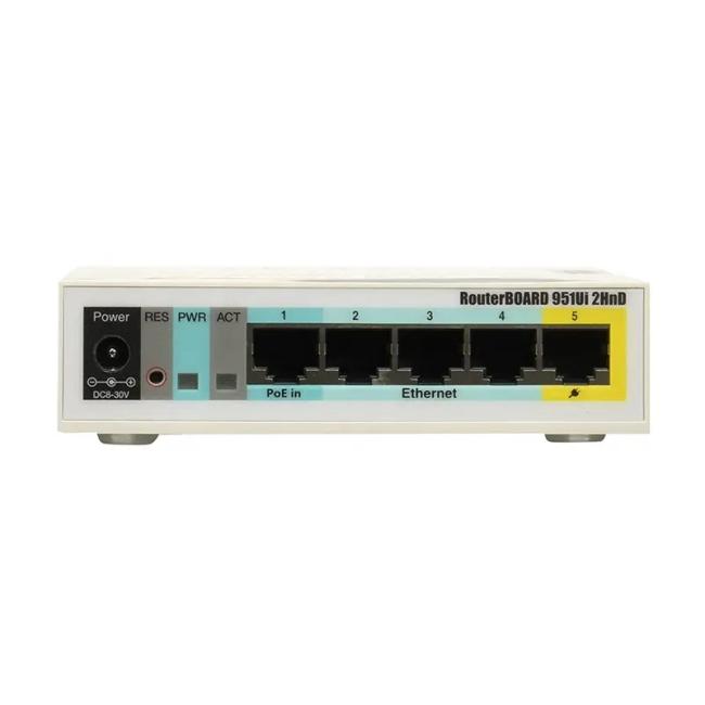 Mikrotik RB951Ui-2HnD Wireless Router side view