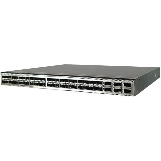 Side view of CE6863E-48S6CQ switch showing ports