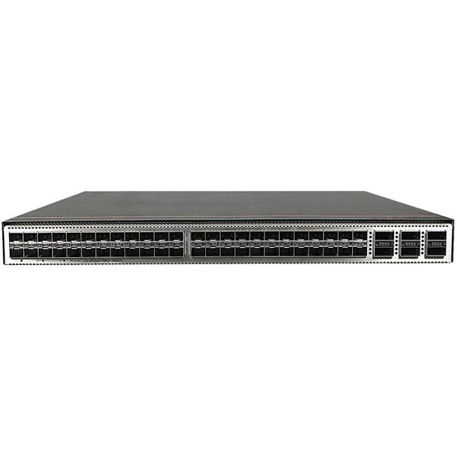 Close-up of port configuration on CE6863E-48S6CQ