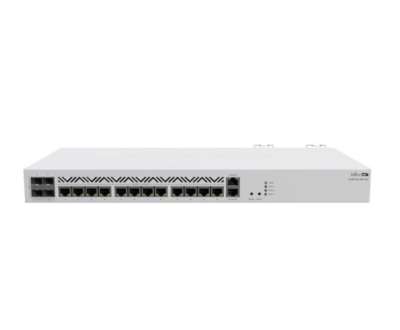 Mikrotik CCR2116-12G-4S Ethernet Router side view