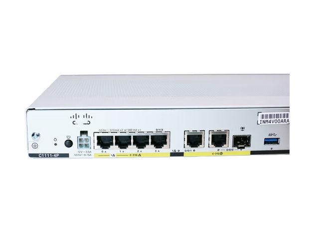 Enterprise Gigabit Rack Router rear ports
