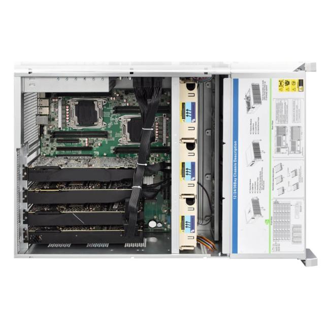 C612-4U Server side view