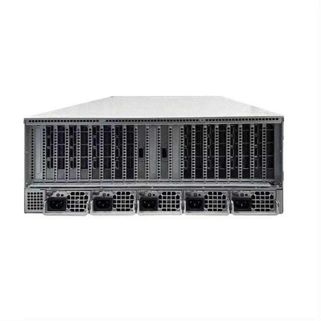 Internal components layout of the 4U server
