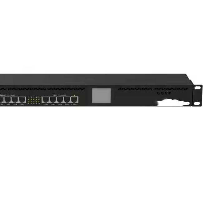 RB5009UG Router side view showing rackmount design