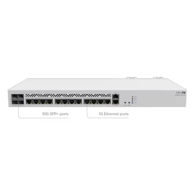 Mikrotik CCR2116-12G-4S+ Router side view