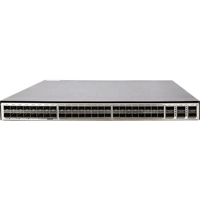Side view of network switch showing ports