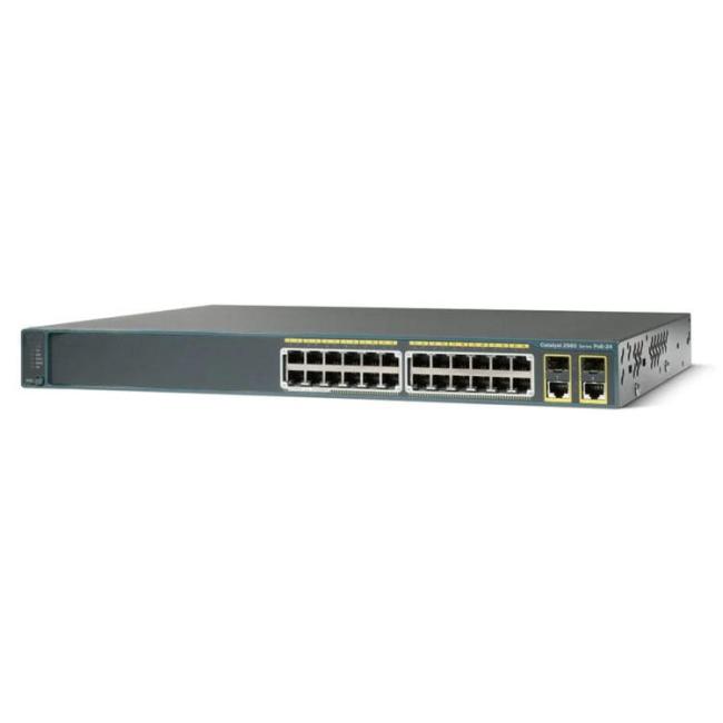 Side view of WS-C2960-24TC-L Network Switch