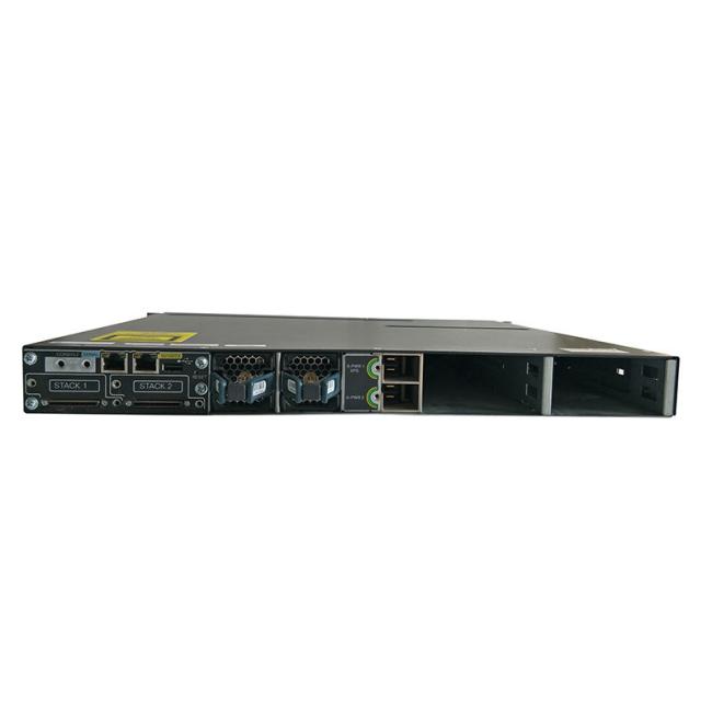 Side view of WS-C3750X-48P-S switch showing ports