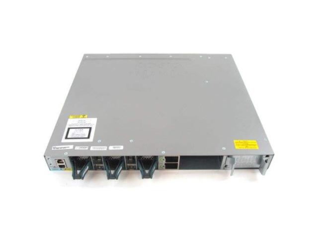 Side view of WS-C3850-48U-S switch showing ports