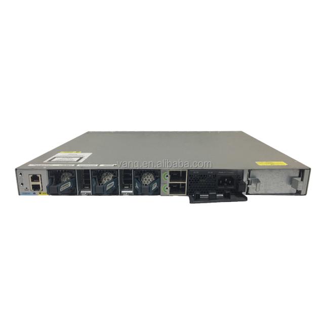 Rear panel of WS-C3850-24T-S switch