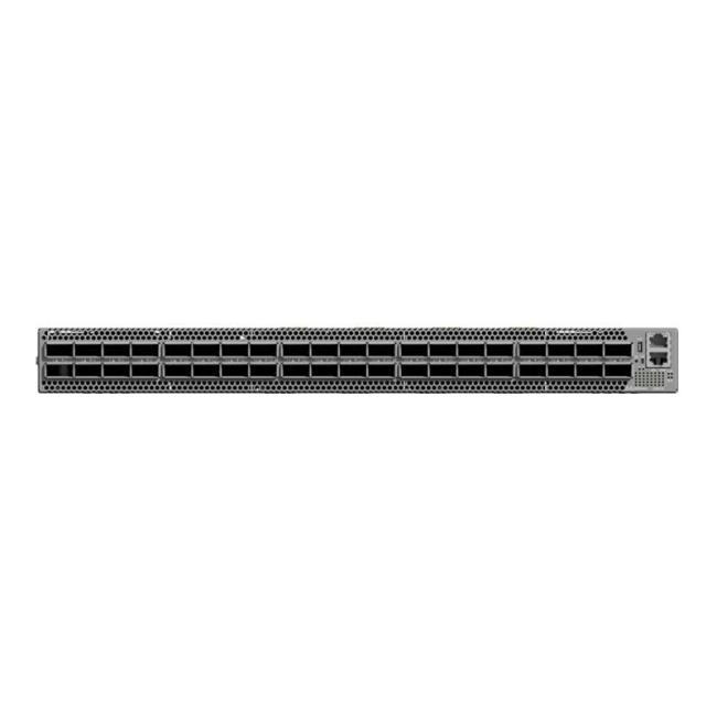 Side view showing ports of MQM8790-HS2R Ethernet Switch