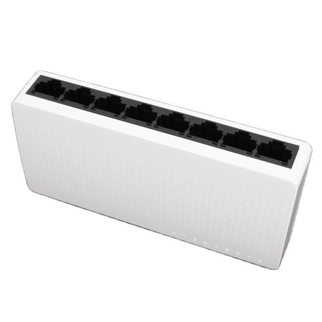 Side view showing ports of Ethernet Switch