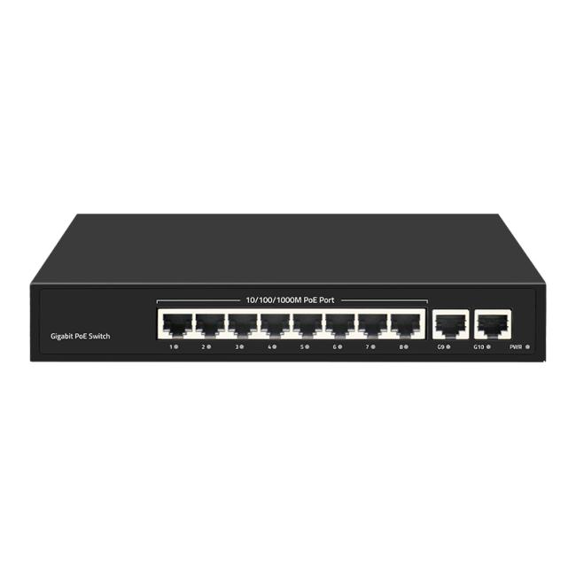 Side view of industrial network switch