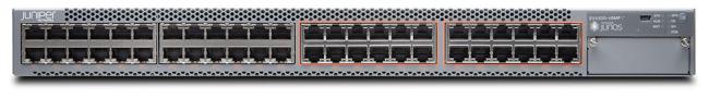 EX4300-48MP Multi-Gig Switch side view