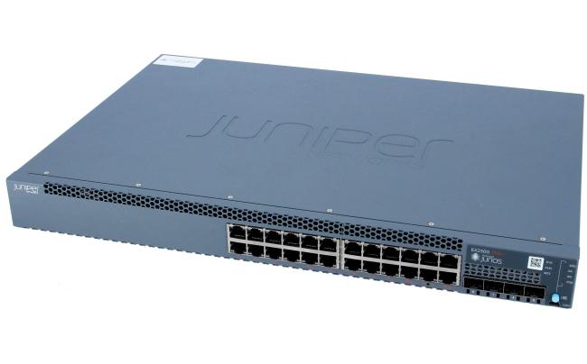 Port configuration of EX2300-24P Ethernet Switch