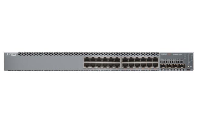Rear panel of EX2300-24P Ethernet Switch