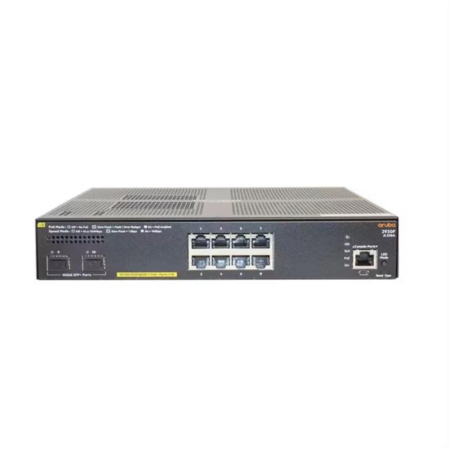 EX3400-24P PoE Network Switch side view