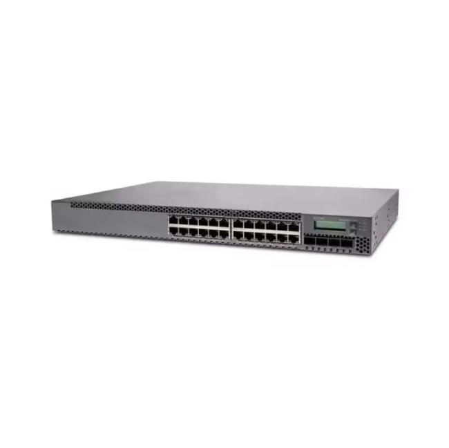 Close-up of ports on EX4300-48T switch