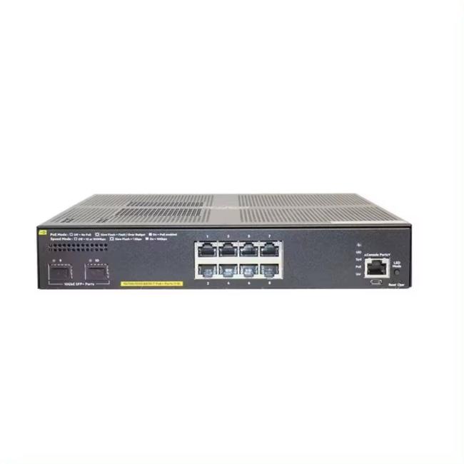Rear panel of Jl676a switch with SFP ports