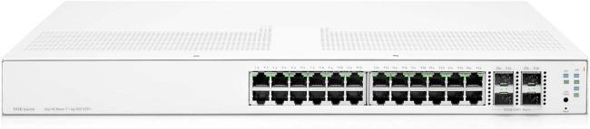 JL682A Switch in rack-mounted configuration