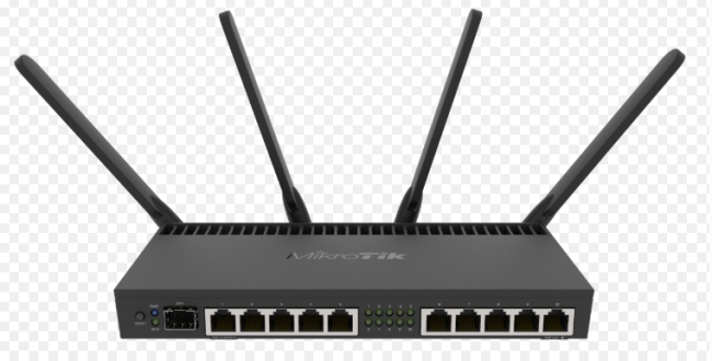 MikroTik router technical specifications diagram