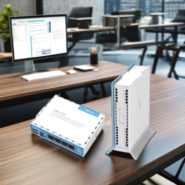 Back panel ports of WiFi router