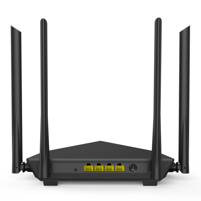 AC10 Router rear ports view