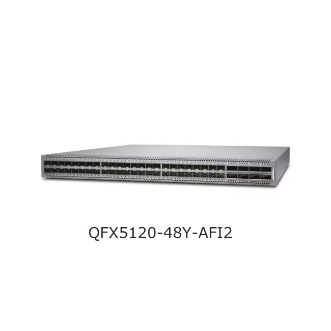 QFX5120-48Y-AFO2 rear panel connections