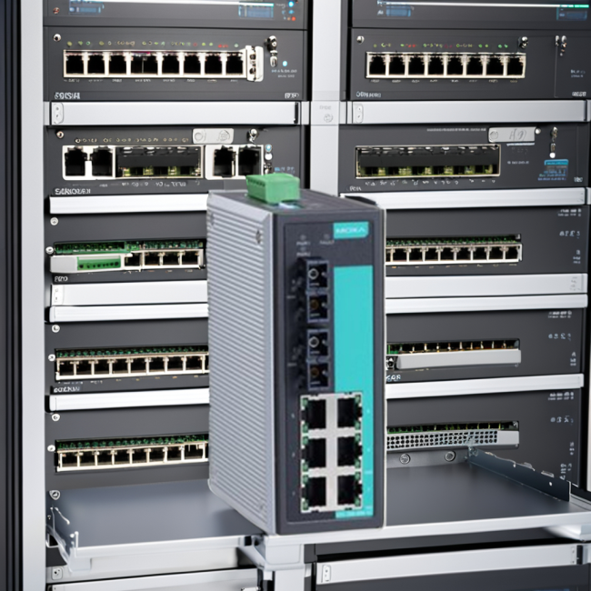 EDS-308 Industrial Ethernet Switch technical diagram