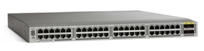 Rear panel of Ne Xus 3048 switch