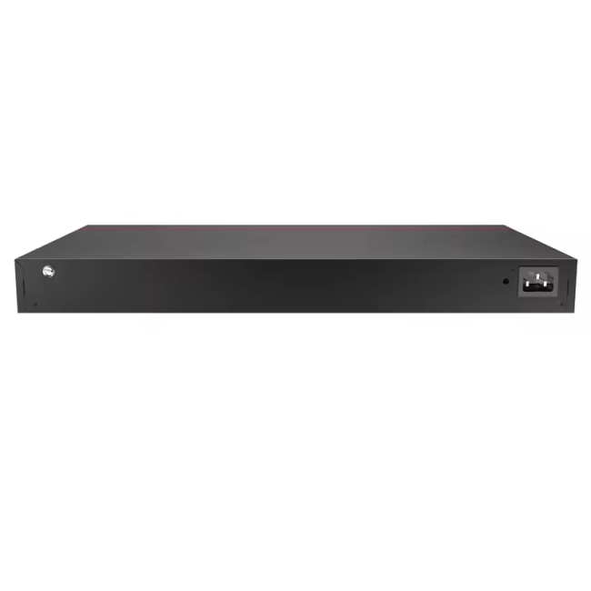 Rear panel connections of network switch
