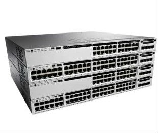 Detailed view of management interface and status LEDs