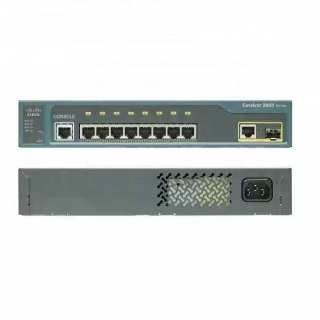 WS-C2960G-8TC-L 8 Port Gigabit Network Switch front view