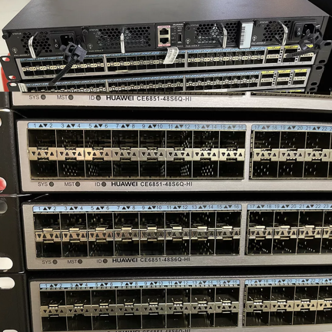CE6851-48S6Q-HI switch ports detail