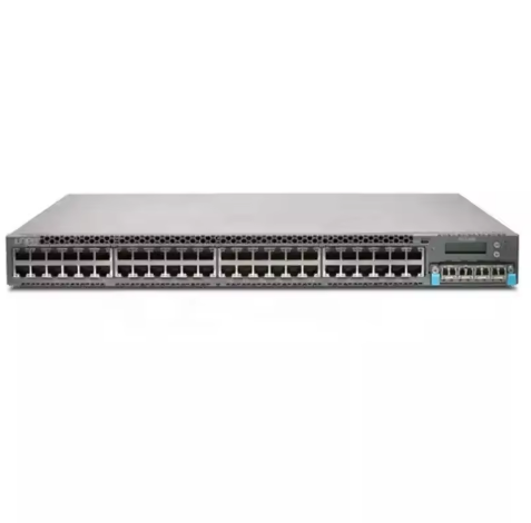 EX4400-48MP Ethernet Switch in rack installation
