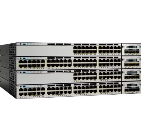 EX3400-48P switch back panel view