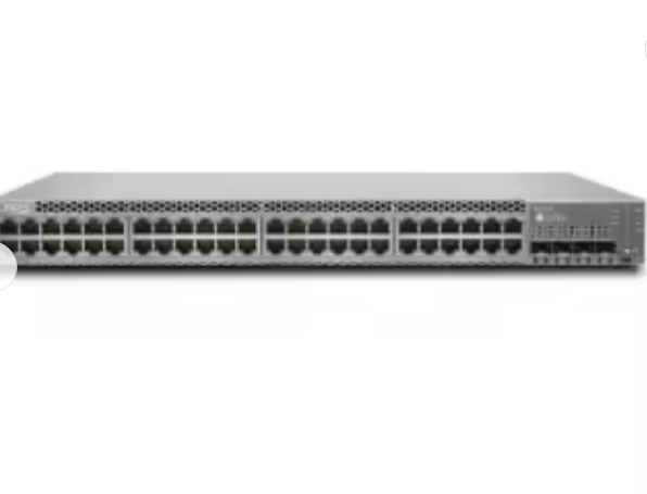 EX4400-48F switch in rack mount configuration